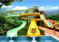 China Screaming Anti Ultraviolet High Speed Water Slide Rides For Resort for sale