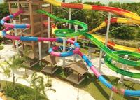 China Adult Spiral 12m Swimming Pool Water Slide for sale