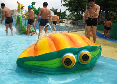 China Customized Kids Water Playground Fiberglass Amusement Park Flower Spray for sale