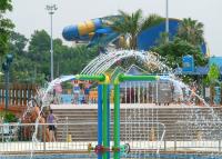 China Eco - Friendly Spray Park Equipment Attractive Flower Flowing For All Ages for sale