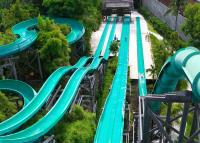 China Amusement Park Outdoor Pool Fiberglass Water Slide for sale