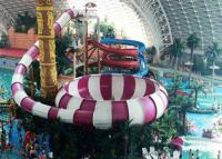 China Fiberglass Water Park Slide , Indoor Middle Behemoth Slide For Adult for sale