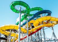 China Hotel Resort Stimulating Aqua Park Tube Water Slide for sale
