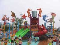 China Attractive Water Park Equipment Marine Theme Style Construction Play House for sale