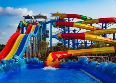 China 1 Rider Water Park Slide Constructed with Durable Fiberglass and Load 1Rider/Slide for sale