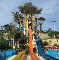 China OEM Fiberglass Big Splash Water Park Slide 14M For Teenager Outdoor for sale