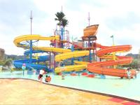 China OEM Anti Ultraviolet Aqua Playground Pirate Ship Slide For Resort Park for sale