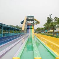 China Adult Water Park Equipment / Outdoor Playground Water Slide Customized Size for sale