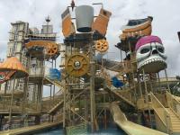 China 50 Persons 30m3/H Aqua Playground Pirate Ship Water House for sale