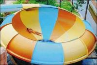 China Water Play Amusement Super Space Bowl Slide For Aqua Park 1 Year Warranty for sale