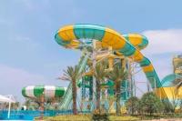 China Super Boomerang Water Slide Playground For Amusement Park 1 Year Wanrranty for sale