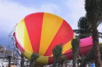 China Super Boomerang Water Slide Playground For Amusement Park 1 Year Wanrranty for sale