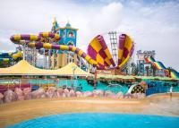 China Super Boomerang Water Slide Playground For Amusement Park 1 Year Wanrranty for sale