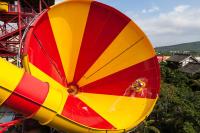 China Aqua Amusement Super Tornado Water Slide 18m Platform Height for sale