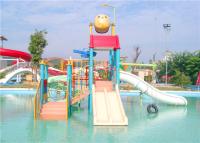 China Kids Amusement Park Water Playground / Fiberglass Interactive Water House Toys for sale