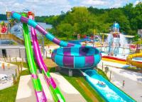 China High Speed Water Slide Outdoor  Water Sport Pool Games Fast Fall Fiberglass Slide for sale