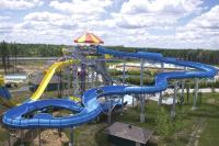 China Holiday Resort Family Water Slide Fiberglass Pool Slide For Theme water park for sale