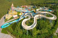 China Holiday Resort Family Water Slide Fiberglass Pool Slide For Theme water park for sale