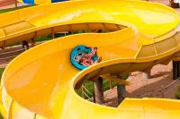 China Holiday Resort Family Water Slide Fiberglass Pool Slide For Theme water park for sale