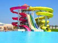 China Barrel Sled Fiberglass Water Park Slide 14M 7.5KW For Teenager for sale