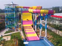 China Giant Boomerang Water Slide For Family / Outdoor Water Park Equipment for sale