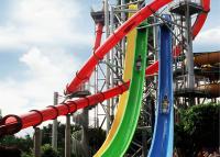 China High Speed Kamikaze Water Slide With Straight Steep Drop For Hotel for sale