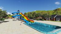 China SGS Water Park Design Fiberglass Sports Combination Pool Water Slide for sale
