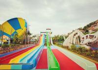 China Race Side By Side Water Slide Multi Lane Fiberglass Customized Facility for sale
