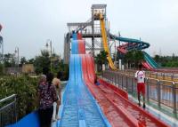 China High Speed Water Slide , Aqua Park Swimming Pool Kids / Adult Body Water Slide for sale