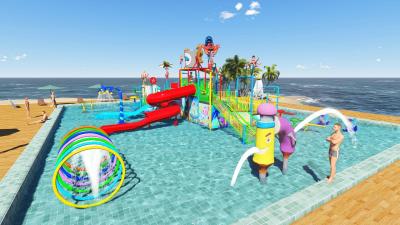 China Commercial Kid Water Park Design Fiberglass Pool Play Water Equipment for sale