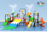 China Anti UV Aqua Playground Children Water Play Slide For Hotel for sale
