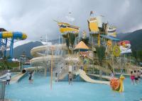 China Pirate Ship Water Theme Park / Outdoor Aqua Playground For Family for sale