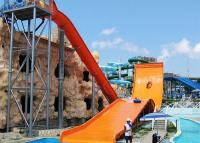 China Swimming Pool Water Slide / Aqua Theme Park Equipment Boomerang Water Slide for sale