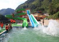 China Commercial Adult High Speed Body Water Slide Anti - Ultraviolet for sale