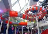 China Stable Running Spiral Tube Water Slide Customized Color Easy Operation for sale