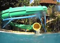 China Hotel Resort Adult Water Slide / Fiberglass Tornado Water Ride for sale