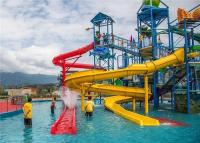 China Colorful Amusement Park Water House Aqua Playground Fiberglass Material Durable for sale