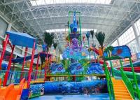 China Colorful Amusement Park Water House Aqua Playground Fiberglass Material Durable for sale