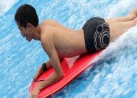 China Water Park Surf Simulator Machine / Flow Rider Wave Surfing Equipment for sale