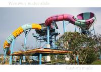 China Customized Color Family Boomerang Water Slide for sale