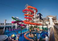 China Kids Aqua Play Equipment 6mm Amusement Park Water Slide for sale