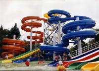 China Anti Fade Swimming Pool Water Slides Aqua Play Equipment for sale