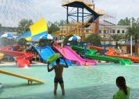 China 2000sq.M Rainbow Outdoor Spiral Tube Water Slide for sale