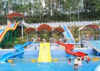 China Anti Fade Swimming Pool Water Slides Aqua Play Equipment for sale