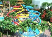 China Colorful 10mm Custom Water Slides Equipment For Hotel Resort for sale