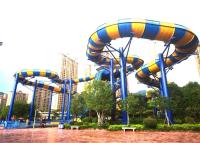 China Mix Color Custom Fiberglass Water Slides For Adults for sale