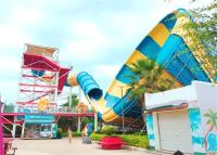 China Aqua Park Custom Super Boomerang Water Slides For 1080 Riders for sale
