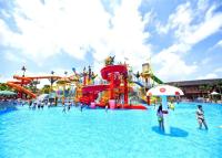 China Anti UV Aqua Playground Commercial Fiberglass Water Slides for sale