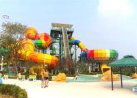 China Customized FRP Boomerang Indoor Water Park Slide for sale