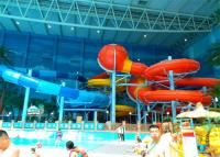 China Customized FRP Boomerang Indoor Water Park Slide for sale